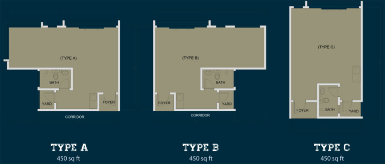 Floor Plans – SOHO Trio Permai
